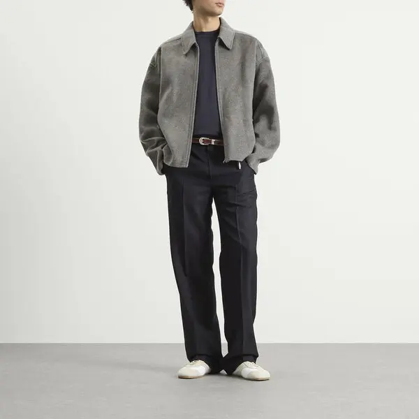 Dries Van Noten Pinstripe Worsted Wool Trouser
