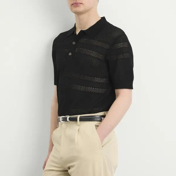 Dries Van Noten Knitted Polo