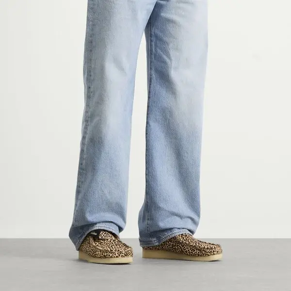 Clarks Wallabee Boot - Leopard Print