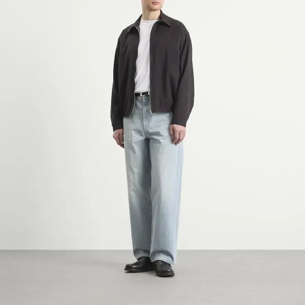 KAPTAIN SUNSHINE Wool Poplin Zip Blouson