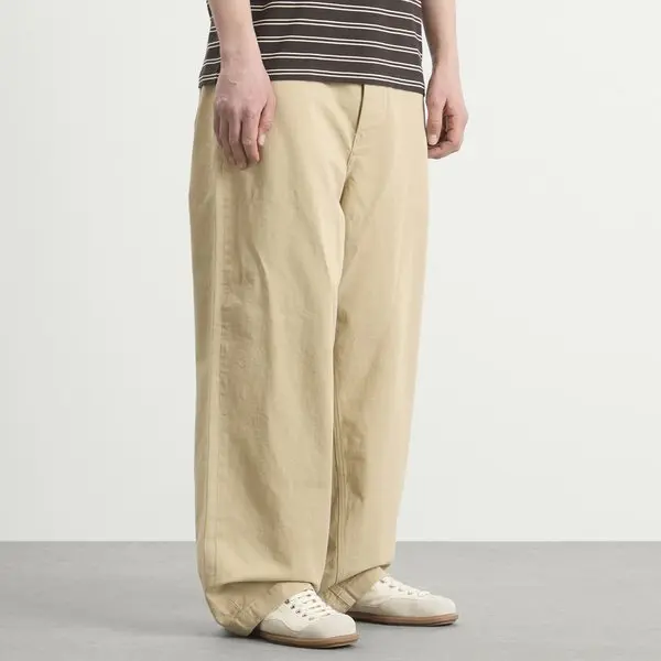 KAPTAIN SUNSHINE Cotton Drill Wide Pants