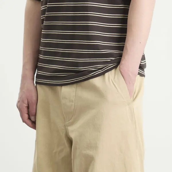 KAPTAIN SUNSHINE Cotton Drill Wide Pants