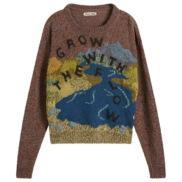 STORY MFG. Hand Knit Piper Jumper - Brown