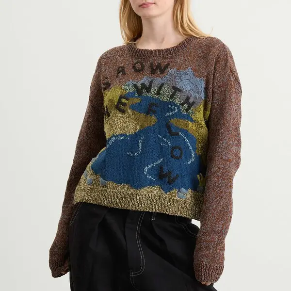 STORY MFG. Hand Knit Piper Jumper - Brown