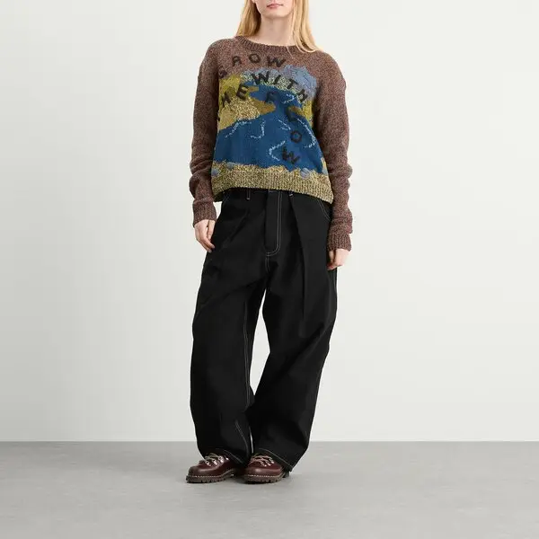 STORY MFG. Hand Knit Piper Jumper - Brown