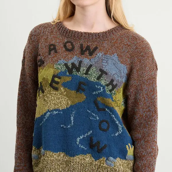 STORY MFG. Hand Knit Piper Jumper - Brown