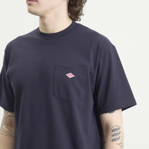 DANTON Pocket T-shirt - Navy