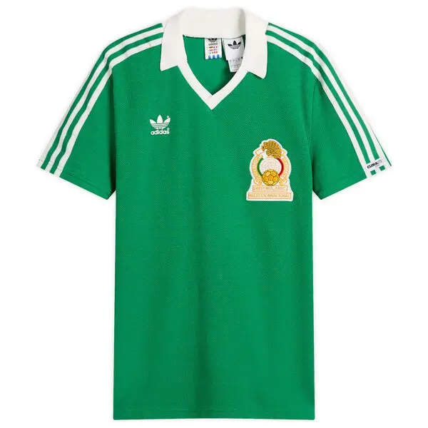 Adidas Mexico 1986 Home Jersey Top - Green
