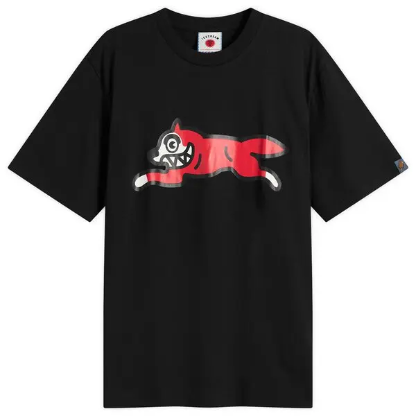 ICECREAM Running Dog T-shirt - Black
