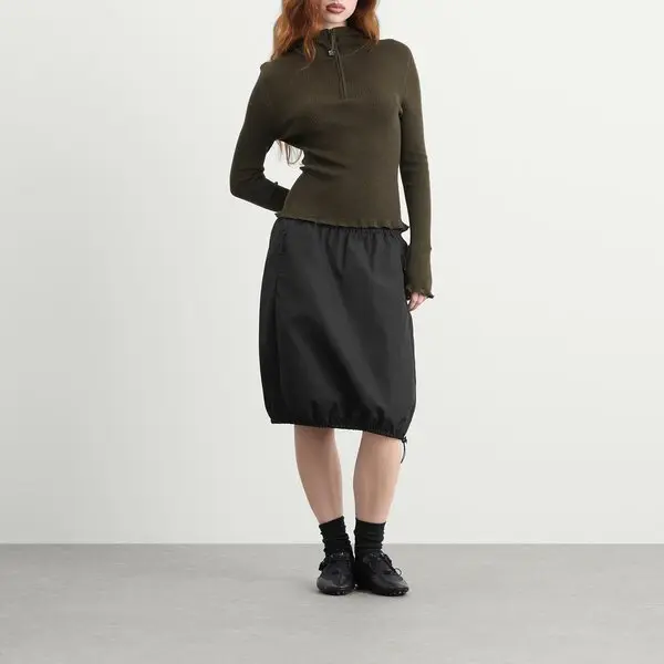 Cecilie Bahnsen Drawstring Skirt With Floral Details