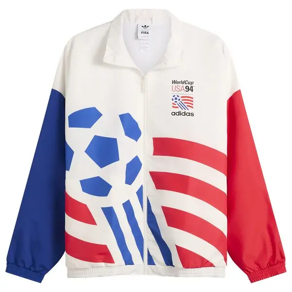 Adidas Graphic Woven Track Top - Cloud White