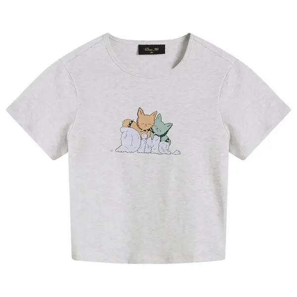 DIME Fluff T-shirt - Ash