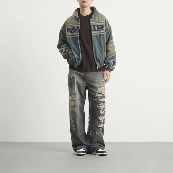 Amiri Sport Denim Track Jacket