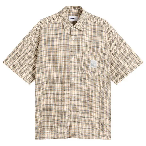 BUTTER GOODS Equipment Short Sleeve Shirt - Copper