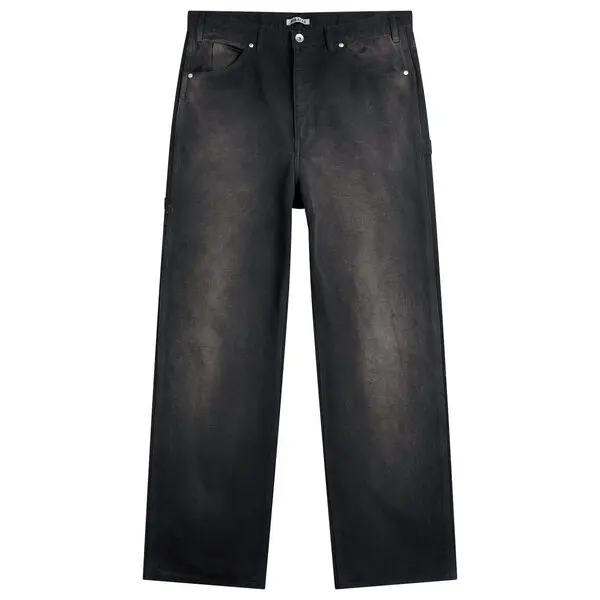 Auralee Painter Pants - Faded Black