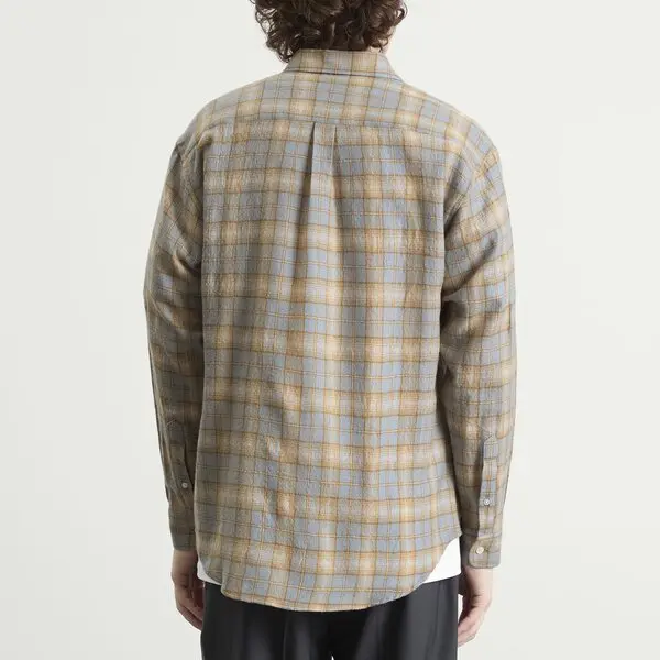 Auralee Airy Wool Check Shirt