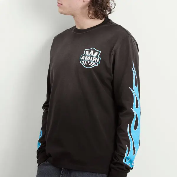 Amiri Eagle Flames Long Sleeve T-shirt