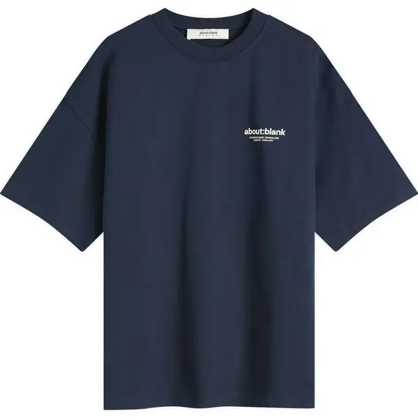 ABOUT:BLANK Emblem T-shirt - Navy