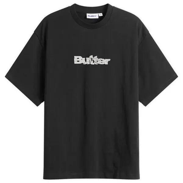 BUTTER GOODS Smashed Logo T-shirt - Black
