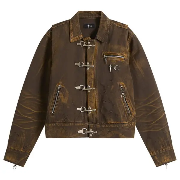 THUG CLUB Cotton Jacket - Olive