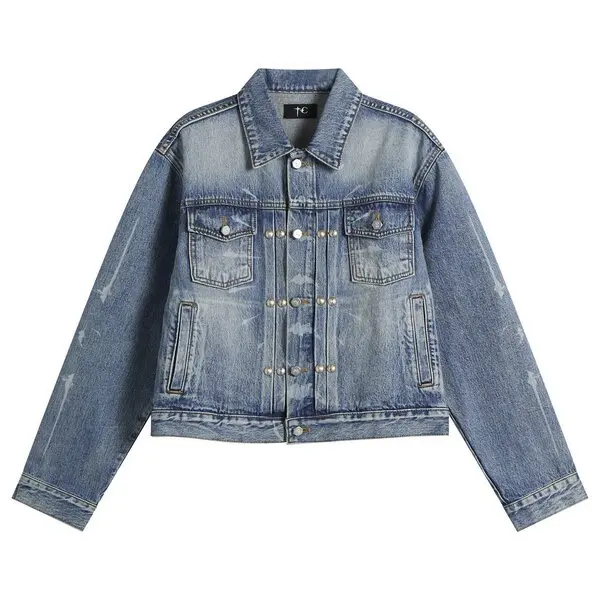 THUG CLUB Denim Jacket - Blue