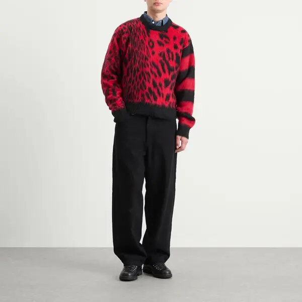 Aries Brushed Leopard Jumper
