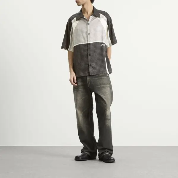 Amiri Ma Quad Panel Camp Shirt - Black