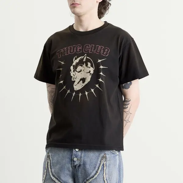 THUG CLUB Graphic Logo T-shirt