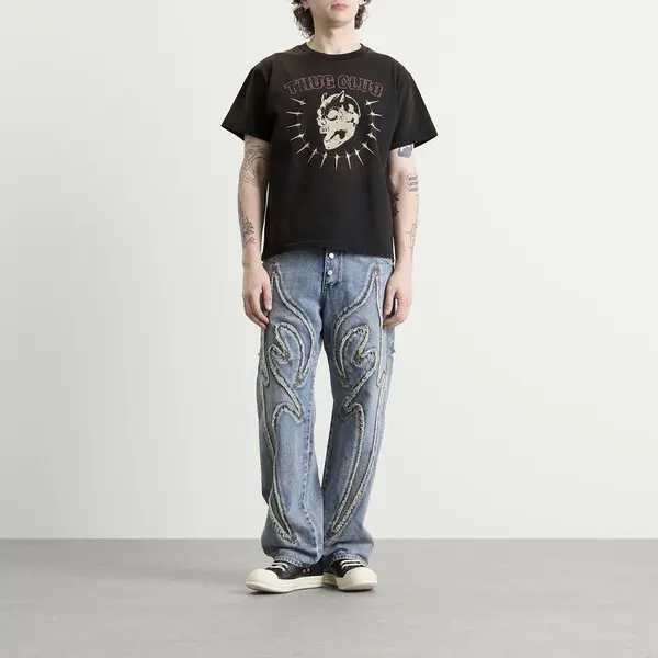 THUG CLUB Graphic Logo T-shirt