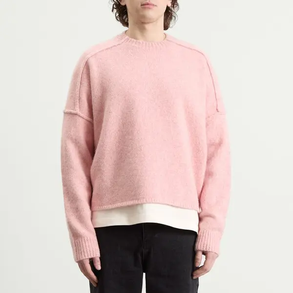 ABOUT:BLANK Exposed Mock Neck Jumper - Pink