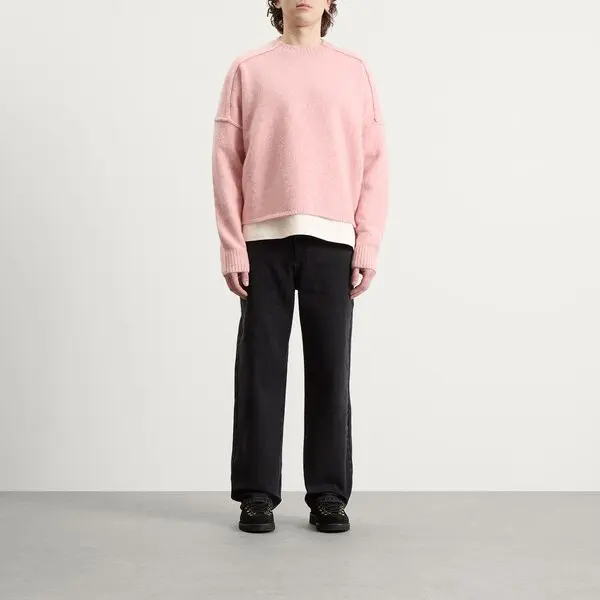 ABOUT:BLANK Exposed Mock Neck Jumper - Pink