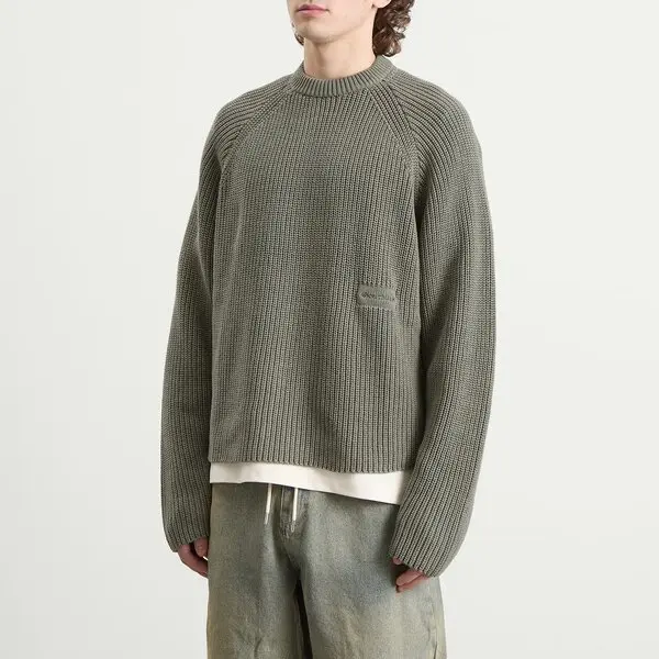 ABOUT:BLANK Rib Mock Neck Crew