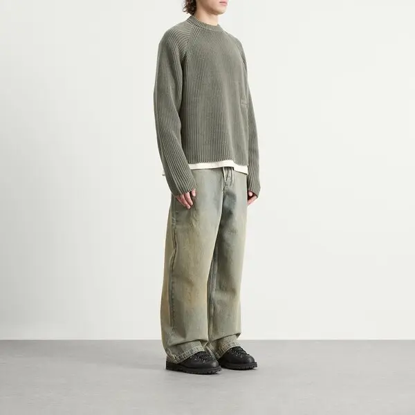 ABOUT:BLANK Rib Mock Neck Crew