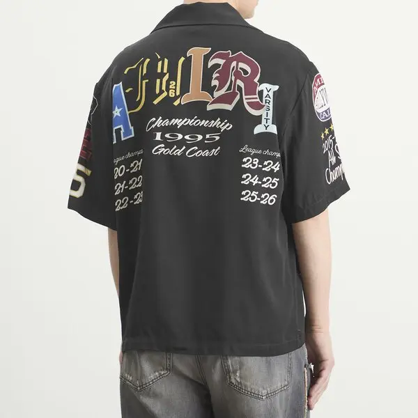 Amiri Varsity Patch Camp Shirt