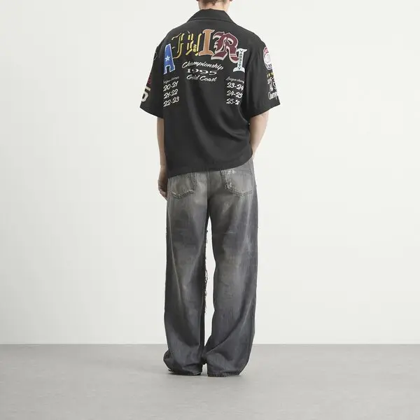 Amiri Varsity Patch Camp Shirt