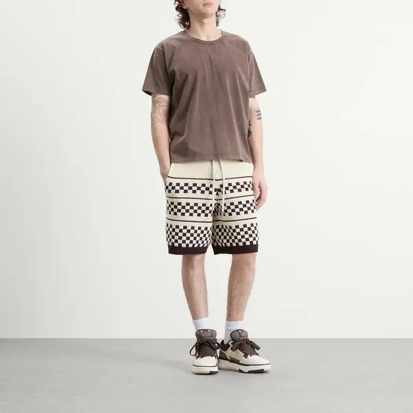 Amiri Checkered Mesh Shorts