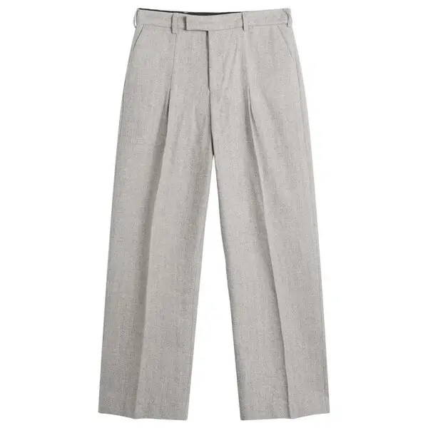 ABOUT:BLANK Herringbone Tailored Wide Leg Trouser - Grey