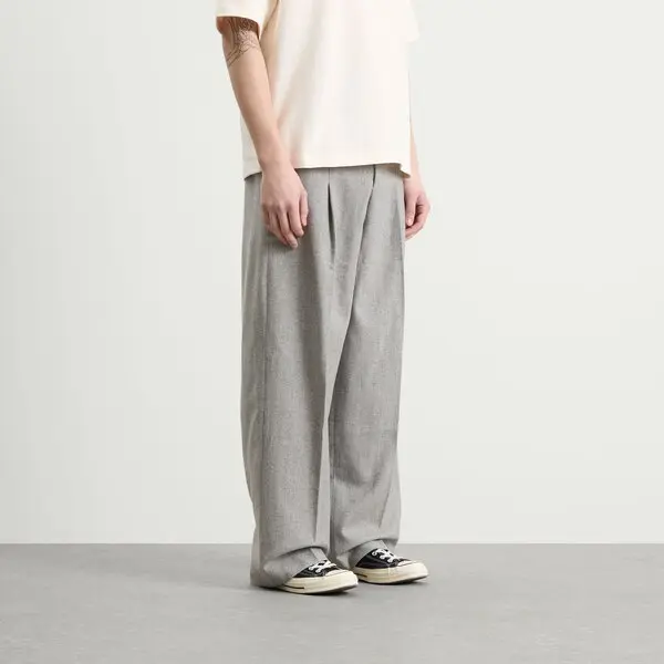 ABOUT:BLANK Herringbone Tailored Wide Leg Trouser