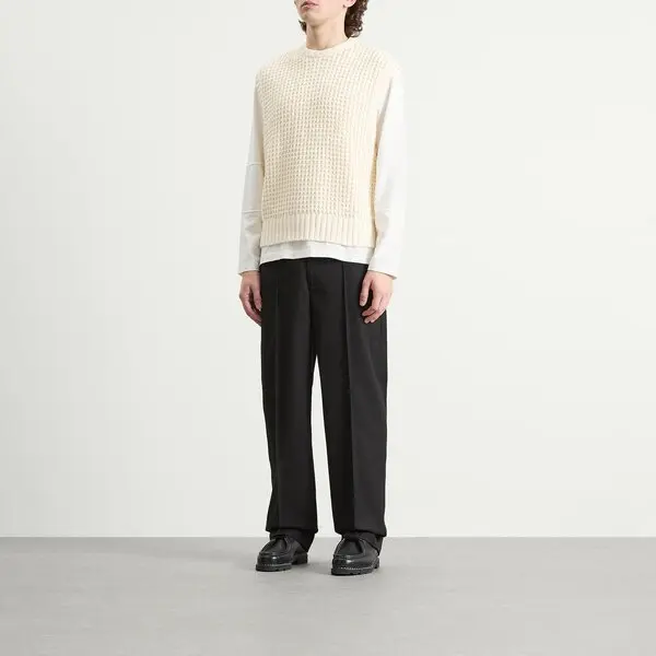 ABOUT:BLANK Moss Stitch Knitted Vest