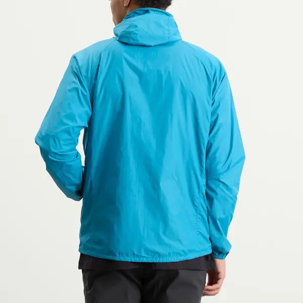 MONTBELL Wind Blast Hooded Jacket - Turquoise