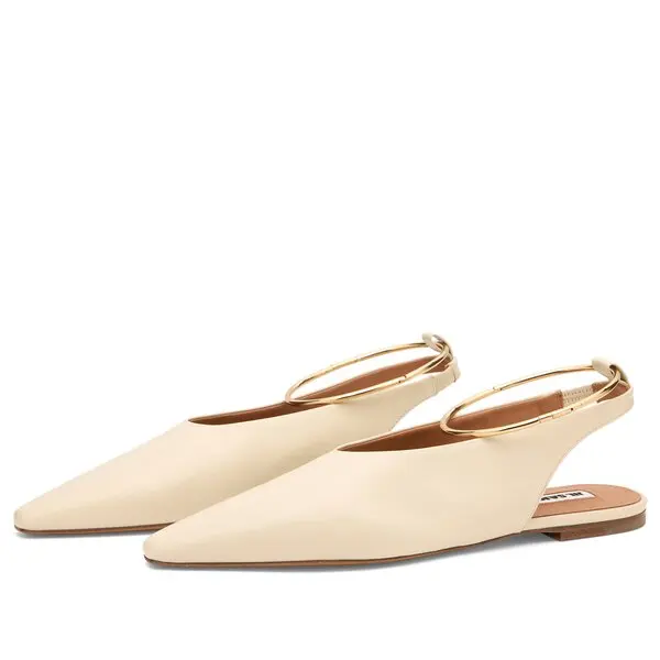 JIL SANDER Pointed Sling Back Shoes