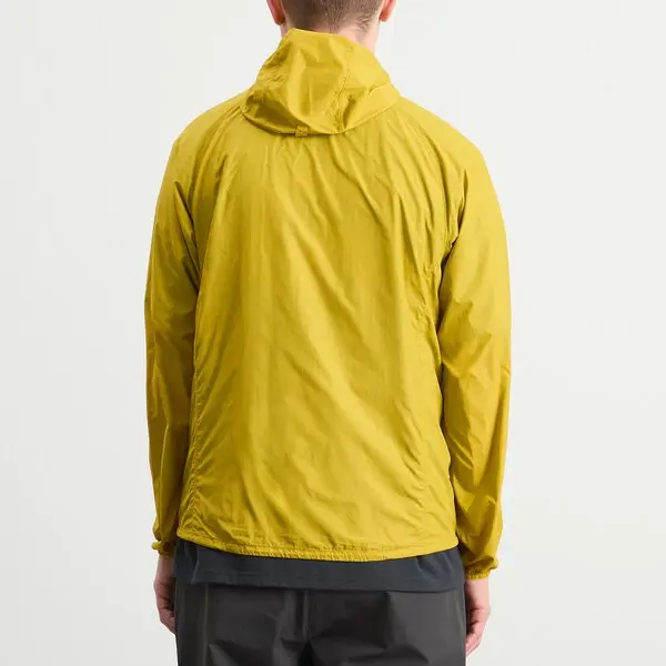 MONTBELL Wind Blast Hooded Jacket - Yellow