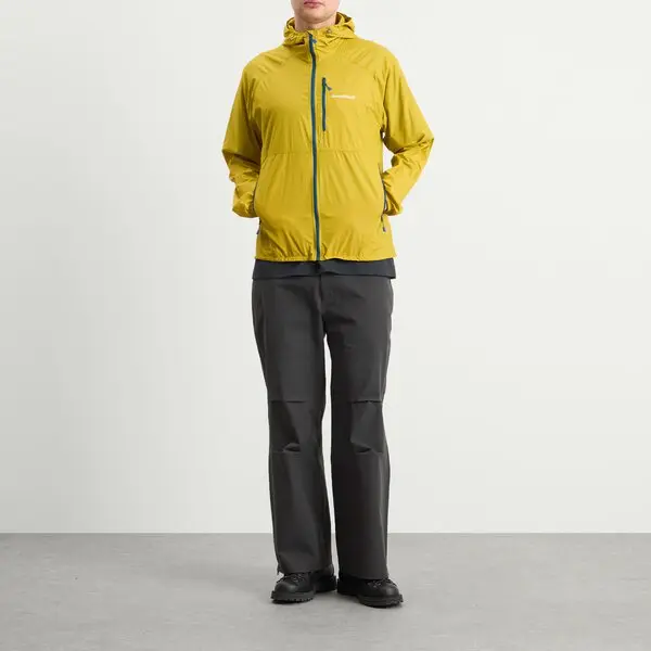 MONTBELL Wind Blast Hooded Jacket - Yellow