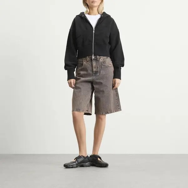 DIME Cropped Zip Hoodie