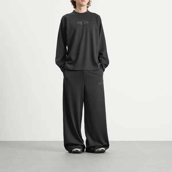 MAISON MARGIELA X Salomon Long-sleeved Perforated Mesh Top - Washed Black