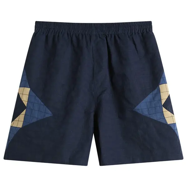 A.p.c. Connor Patchwork Shorts - Indigo
