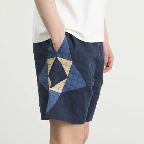 A.p.c. Connor Patchwork Shorts