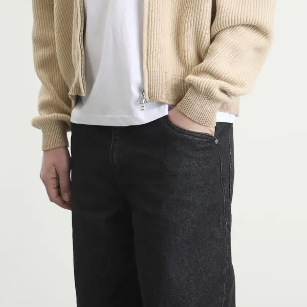 DIME Baggy Denim Pants - Black Washed
