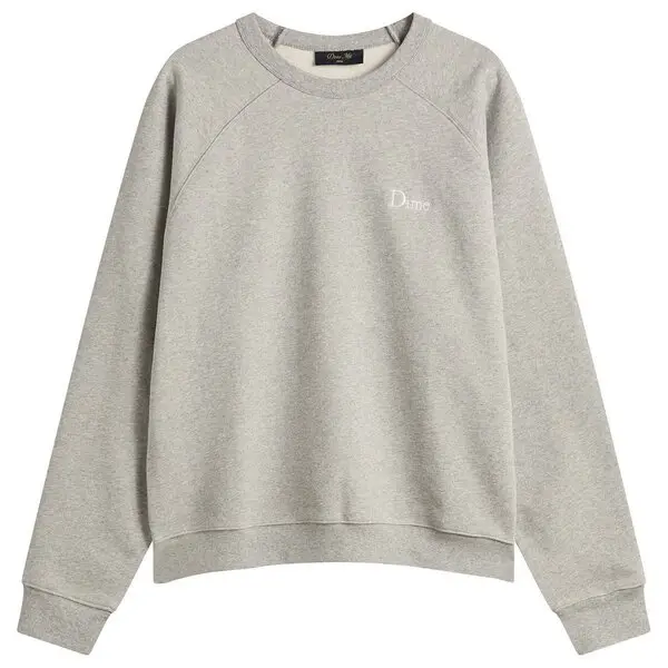 DIME Classic Logo Crewneck - Heather Gray