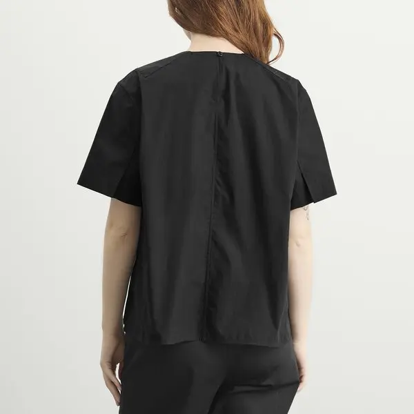 JIL SANDER Pleat Back Formal Top